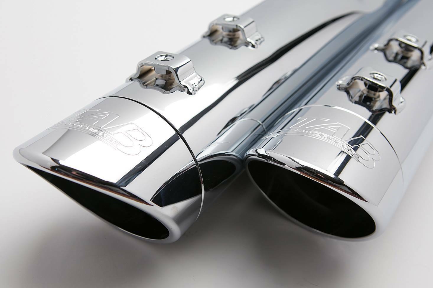 Tab Performance 4" BAM Stick Chrome Slip On Chrome Straight Tip Zombie ...