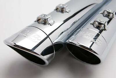 Tab Performance 4" BAM Stick Chrome Slip On Chrome Straight Tip Zombie ...