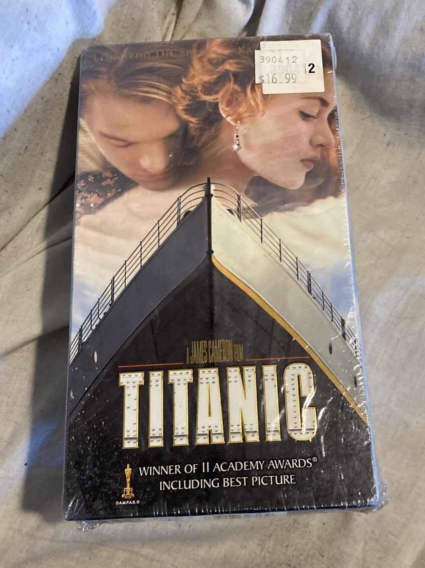 Titanic VHS Video THX Mastered Box Set 1997 Academy Award Winner * NEW ...