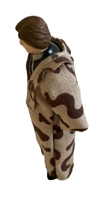 Vintage 1984 Star Wars Hans Solo ROTJ Trench Coat Toy Action Figure ...