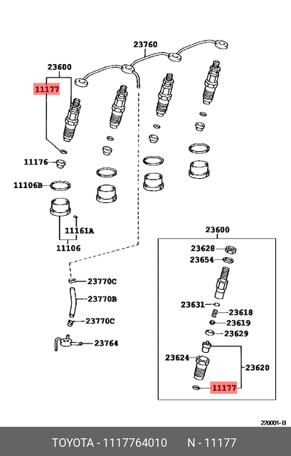 toyota 1117764010 online kaufen | eBay