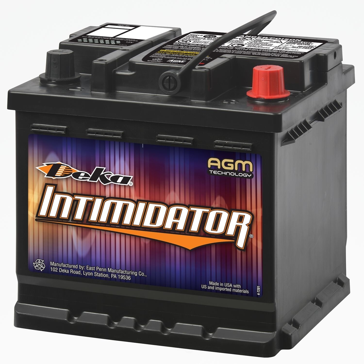 Vehicle Battery-Intimidator AGM Valve Regulated Battery Deka East Penn 9A140R for sale online | eBay