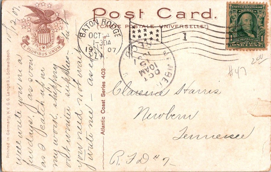 Antique Boat - Old Boat Featured on Great Vintage Nautical Postcard a ...