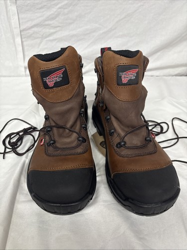Red Wing Boots Size 7 E2 Style 2436 Aluminum Toe Waterproof Electrical ...