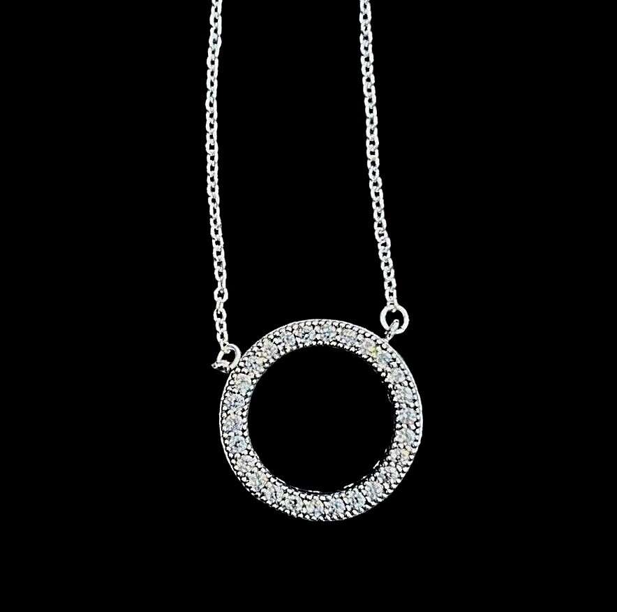 Hearts of PANDORA Necklace Sterling Silver Authentic 590514cz 45 for ...