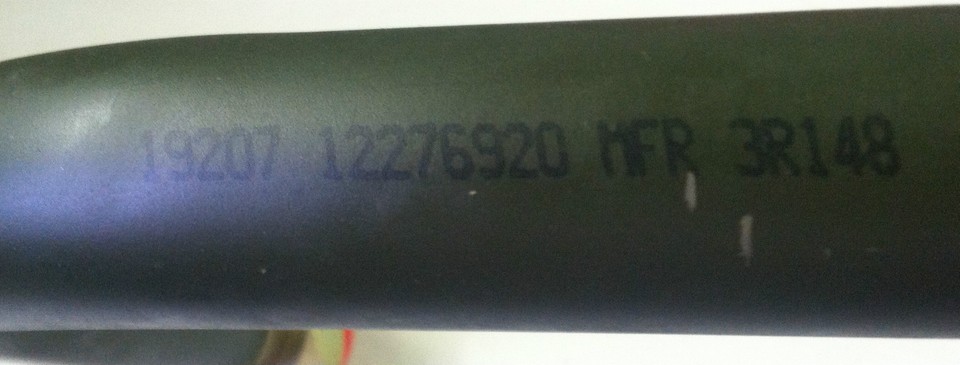 M939 FRONT WINCH PUMP METAL TUBE 12276920 NSN 4710-01-089-9375 NOS ...