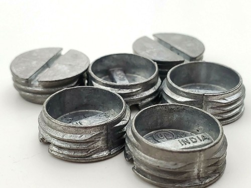 Lot of 6 Red Dot PLG-1-RD 1/2" Screw In Bell Box Hole Plugs | eBay