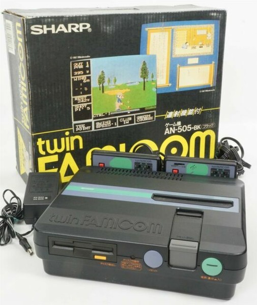 Sharp Twin Famicom Black Console - AN505BK for sale online | eBay