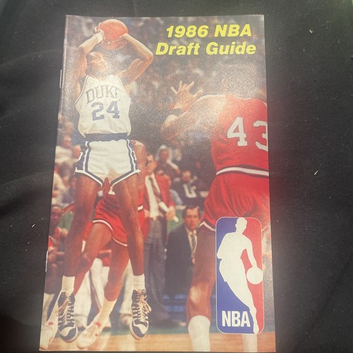 1986 NBA DRAFT GUIDE PROGRAM Media BRAD DAUGHERTY LEN BIAS JOHNNY ...