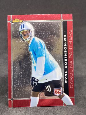 RYNE ROBINSON 2007 Topps Finest Football RC Rookie #143 PANTHERS | eBay