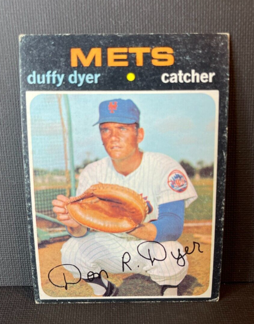 1971 TOPPS # 136 DUFFY DYER NEW YORK METS | eBay