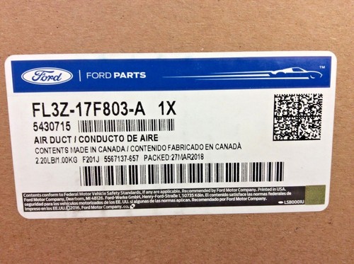 Genuine Ford Air Duct FL3Z-17F803-A for sale online | eBay
