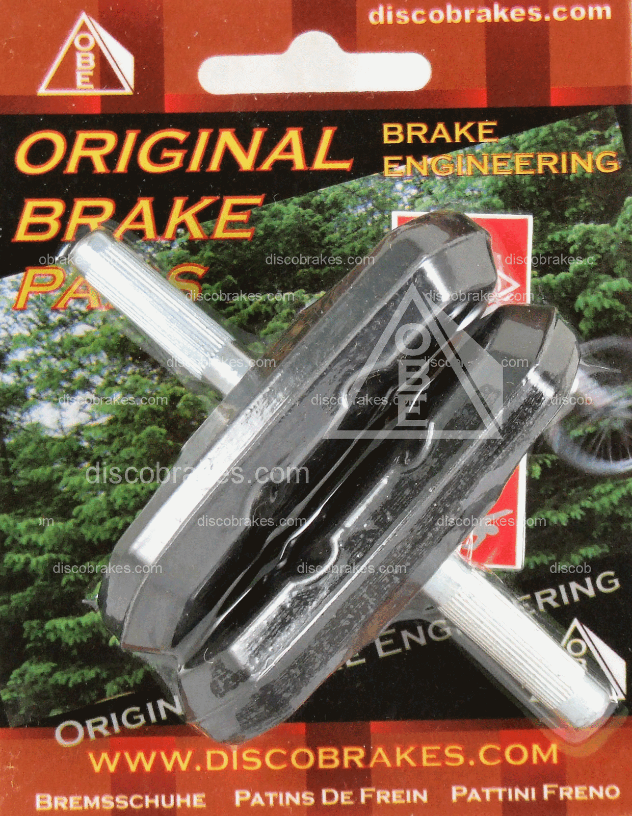 DiscoBrakes Super Wide BMX Brake Blocks Pads Shoe Cantilever V Post ...