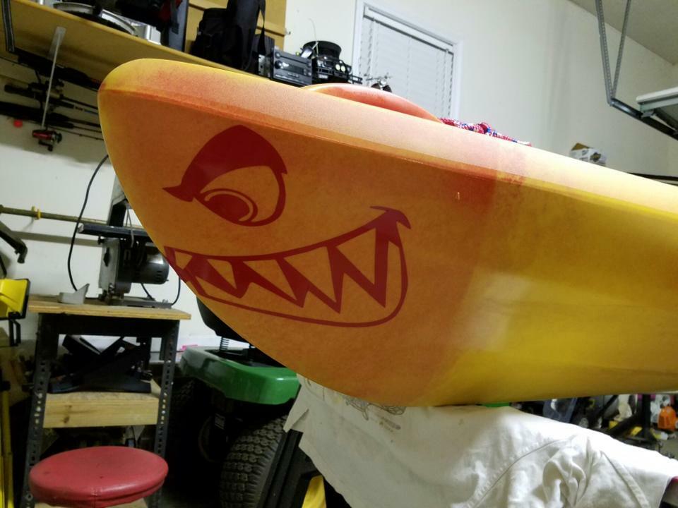 Shark Decal For Kayak
