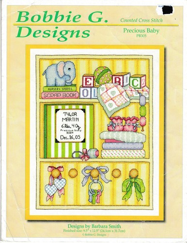 Precious Baby Cross Stitch | Bobbie G Designs | eBay
