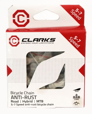 Clarks 5-7 Speed Anti Rust Chain — Silver — AUS STOCK — Bike Bicycle ...