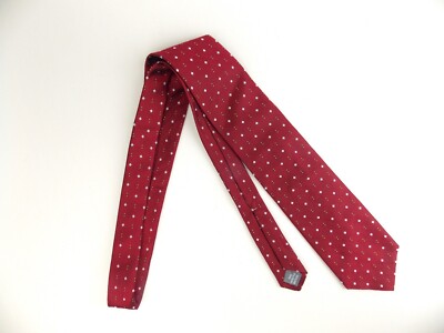 Hickey Freeman Red Silk Neck Tie | eBay