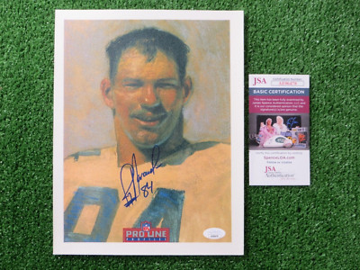 JAY NOVACEK DALLAS COWBOYS SIGNED 8.5x11 CANVAS PRINT PHOTO Pro Line ...