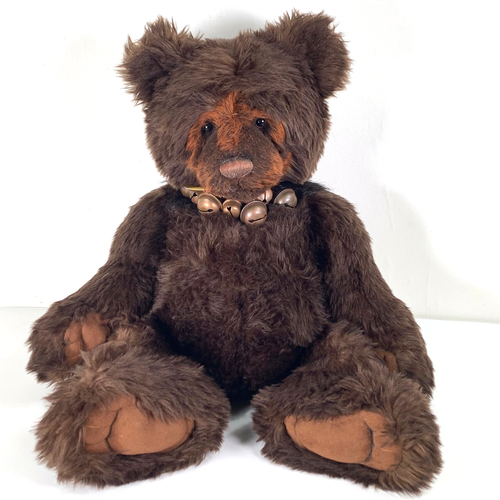 Charlie Bears Leonard Teddy Bear 55cm Chocolate Brown Bells Isabelle ...