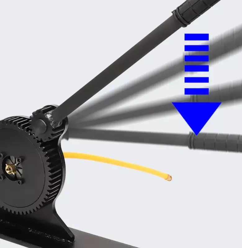 Manual Benchtop Hydraulic Tube Jack Gear Hose Crimper Crimping Machine ...