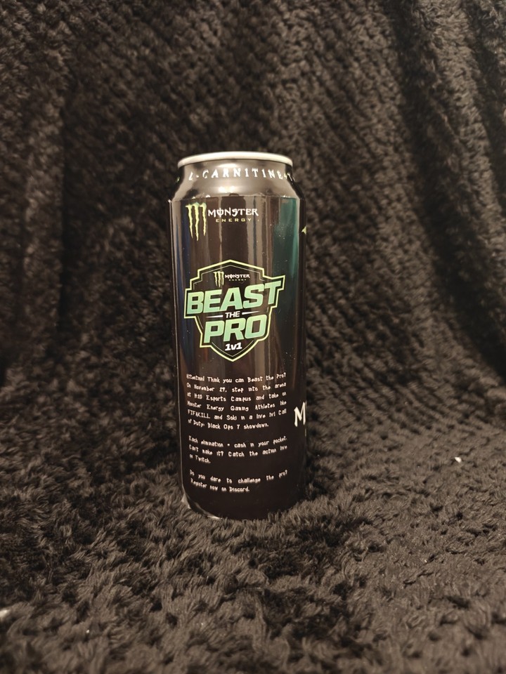 Monster Energy Original Can Beast The Pro FULL RARE | eBay