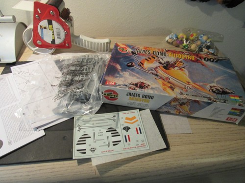 Vintage Airfix James Bond 007 Autogyro Model kit as-is. 1:24 scale | eBay