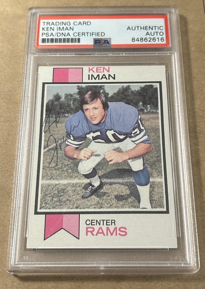 Ken Iman 1973 Topps #152 Signed Auto Autograph Rams Packers PSA/DNA | eBay