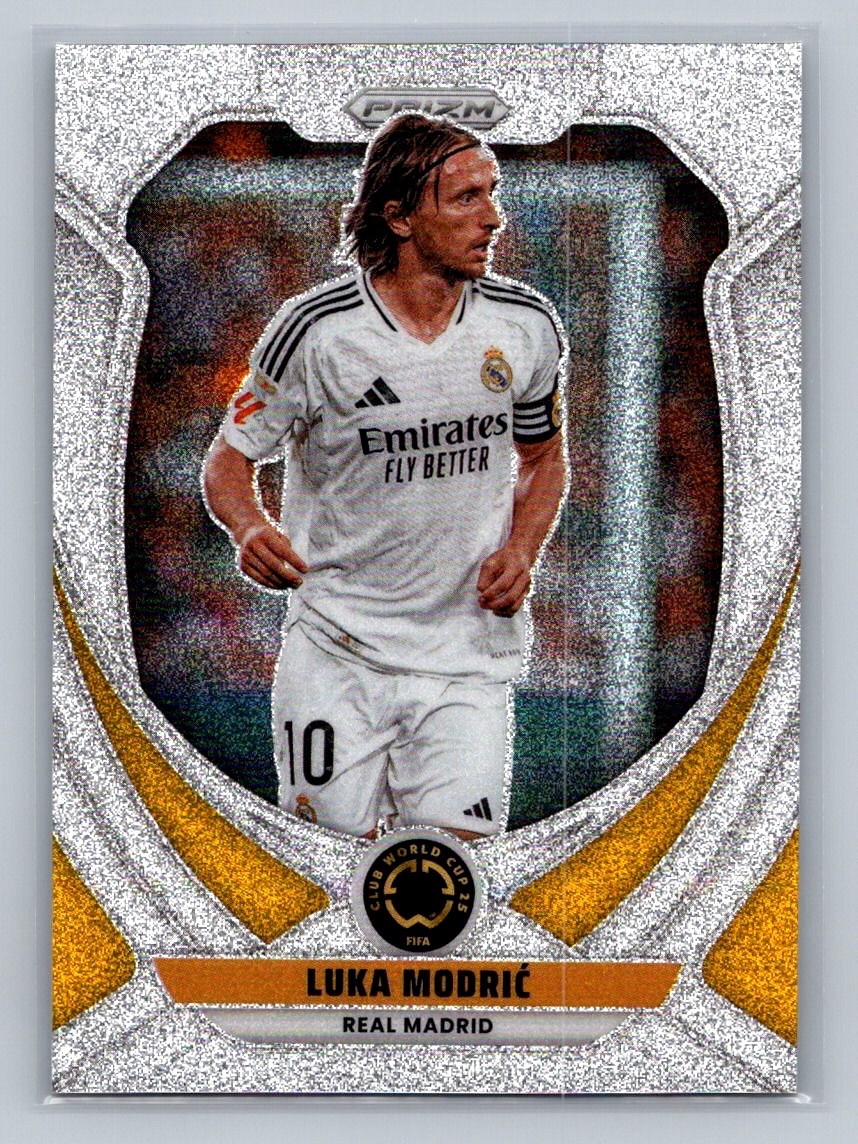 Luka Modric 2025 Prizm Club World Cup #165 Teal Pulsar /25 Price Guide ...