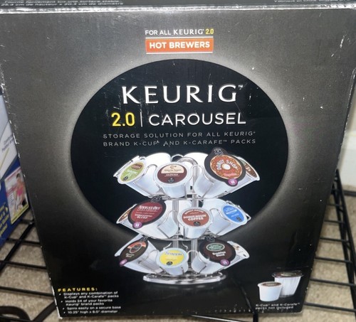 Keurig 2.0 Carousel Holds 24 K-cups Coffee Pods Carafe Packs Spins | eBay