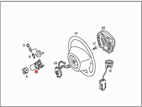 Genuine MERCEDES W163 M-CLASS W163 Steering column lock 1634620030 | eBay