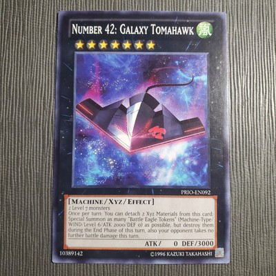 Number 42: Galaxy Tomahawk PIRO-EN092 Unlimited YuGiOh Primal Origin MP ...