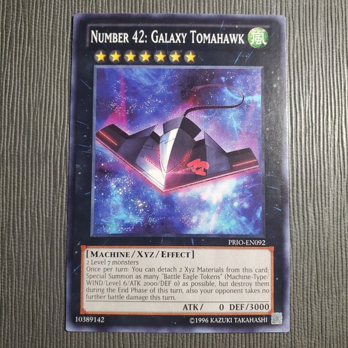 Number 42: Galaxy Tomahawk PIRO-EN092 Unlimited YuGiOh Primal Origin MP ...