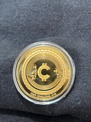 Crypto CONA COIN Commemorative - Real Gold - 24K GP (7mm) | eBay
