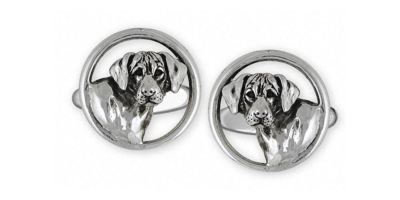 Rhodesian Ridgeback Cufflinks Jewelry Sterling Silver Handmade Dog ...