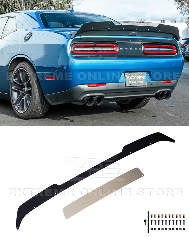 For 08-Up Dodge Challenger SRT Hellcat Redeye Wing Smoke Tint ...