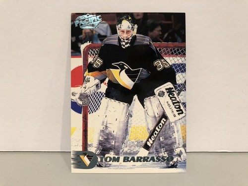 1998-99 Pacific Ice Blue #35 Tom Barrasso Pittsburgh Penguins Hockey ...
