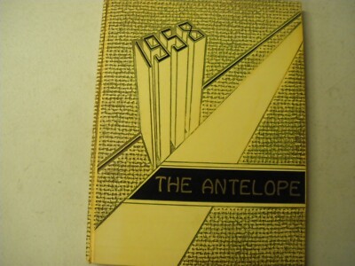 Abernathy High School 1958 (Antelope) Texas yearbook | eBay