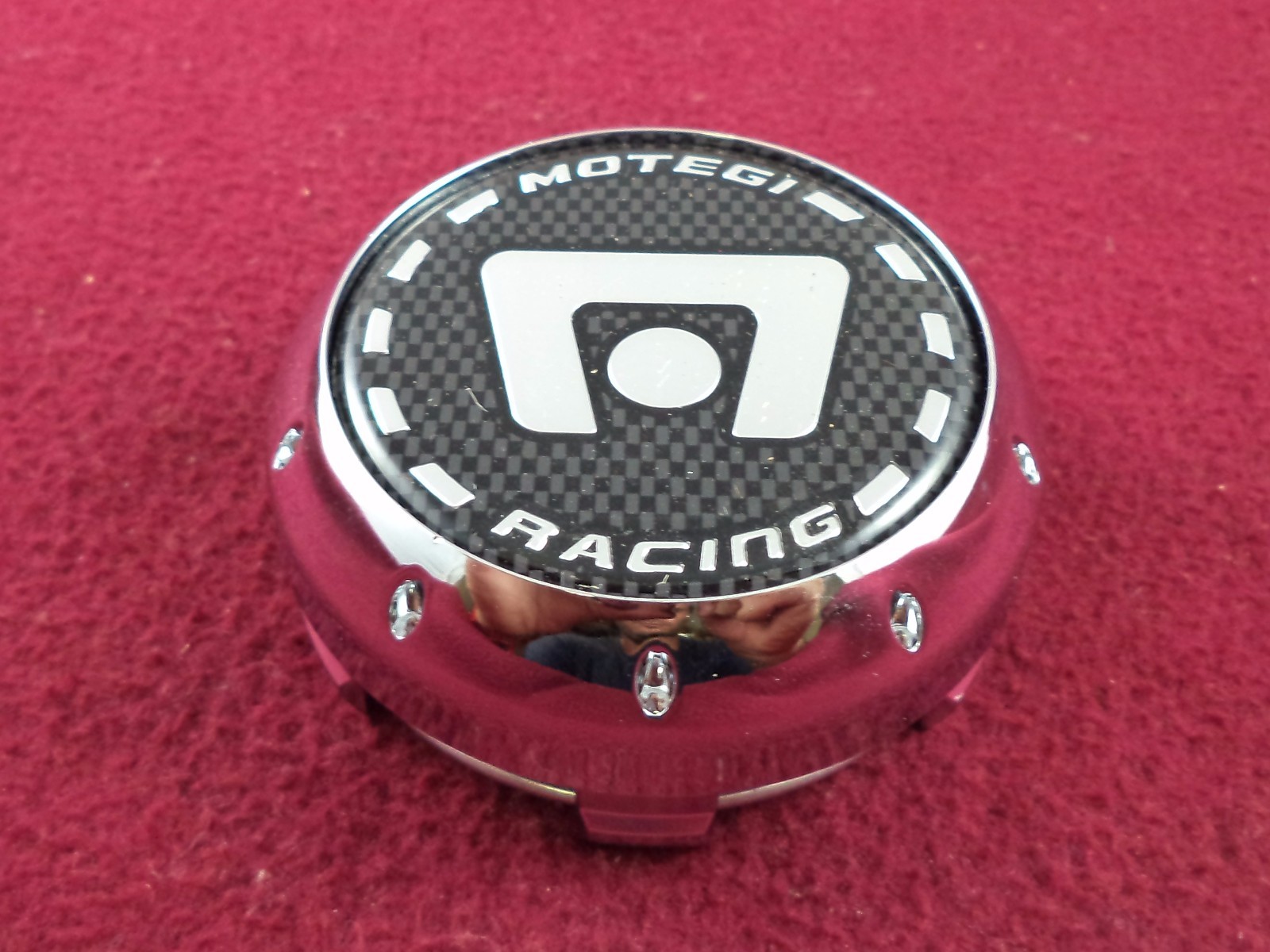 Motegi Racing Wheels Chrome / Black Custom Wheel Center Cap # 922C01 (1 ...