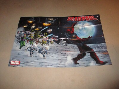 Deadpool #30 2017 Marvel Comics Promotional Foldout Poster | eBay