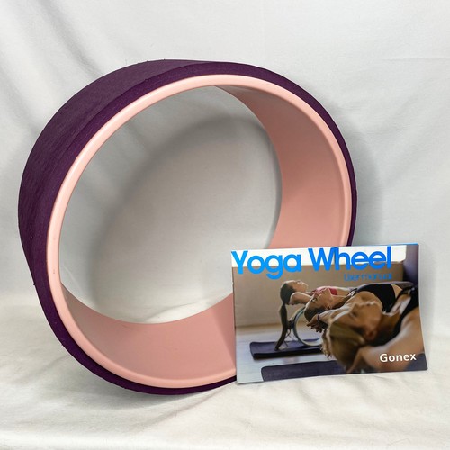 Yoga Wheel 13 in. Back Roller Pain Relief Muscle Stretching Deep Tissue ...