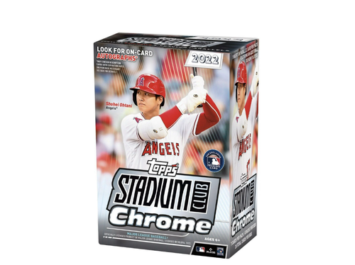 US STOCK 2 Boxes New 2022 TOPPS STADIUM CLUB CHROME BASEBALL VALUE BOX ...