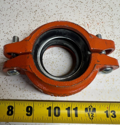 2-1/2" x 2" Gemlock Style 25 Reducing Coupling Grooved Ductile Iron ...