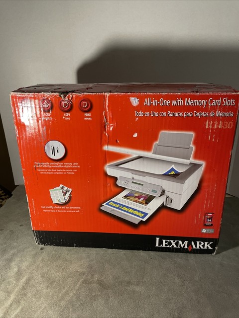 Lexmark Inkjet Printer With Memory Card Slots X3430 for sale online | eBay