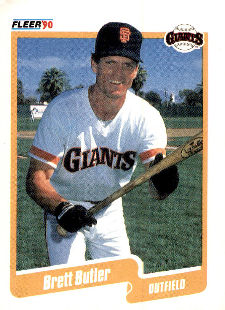 1990+Fleer+-+%2353+Brett+Butler for sale online | eBay