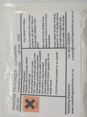 SENO TIN - PCB Tin Plating powder for 500ml solution - Immersion tin ...