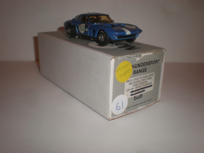 1/43 MM13 Corvette Grand sport 1963 Nassau Speed week car #50 Marsh ...