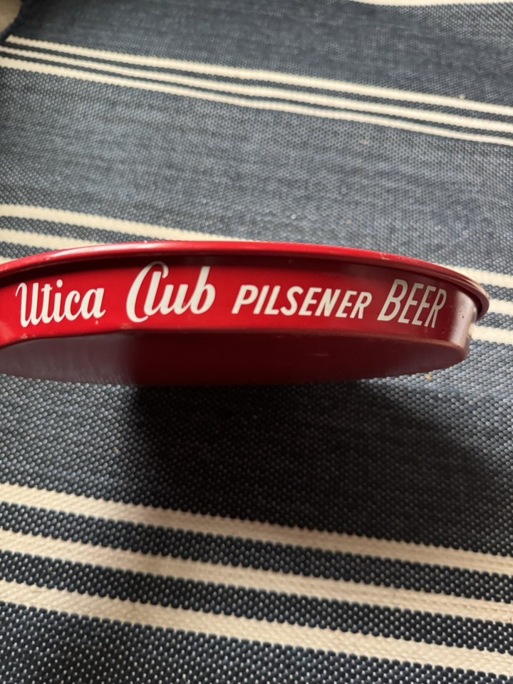Utica Club Pilsener Beer - Cream Ale 12 Inch Beer Tray Tray 1952 | eBay