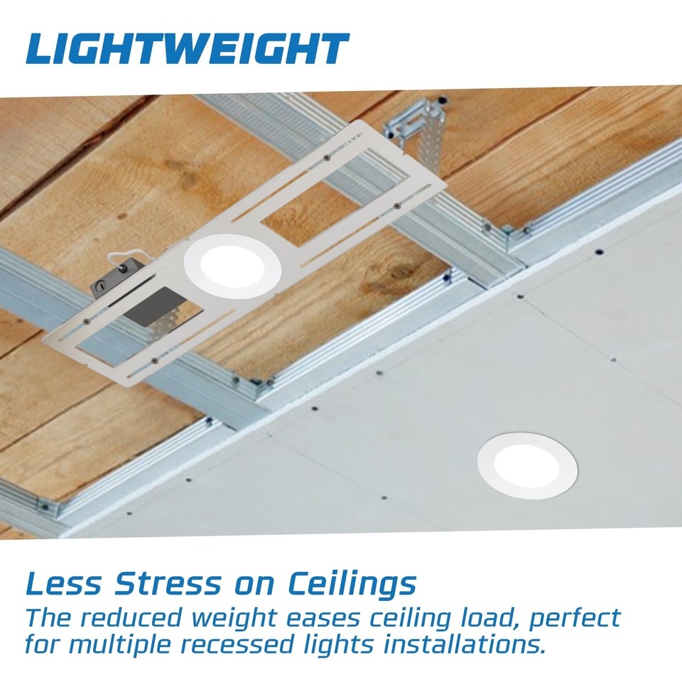48 Pack – New Construction Mounting Plate for 4 Inch LED Downlight ...