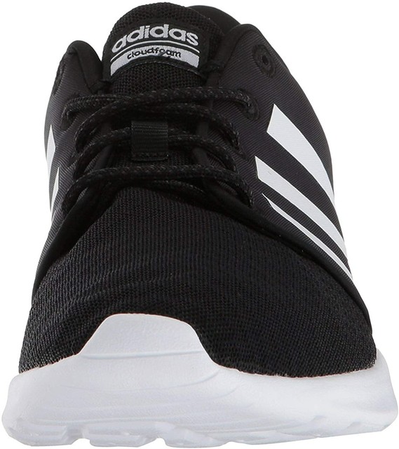 Size 7.5 - adidas Cloudfoam Racer QT Core Black White for sale online ...