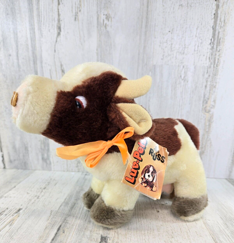 Russ Luv-Pets Clover Cow Plush #550 Stuffed Animal 1979 with Tag | eBay